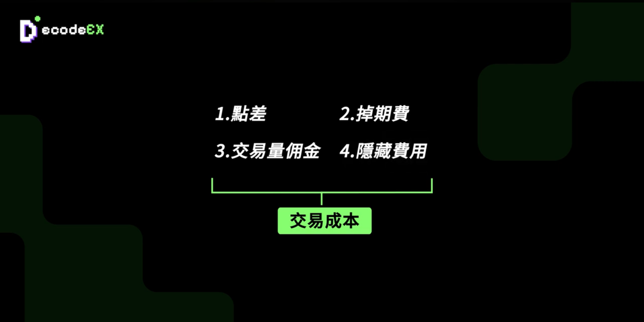 外匯課程5 交易成本：什麼是點差、掉期、交易量佣金和隱藏費用 – DecodeEX